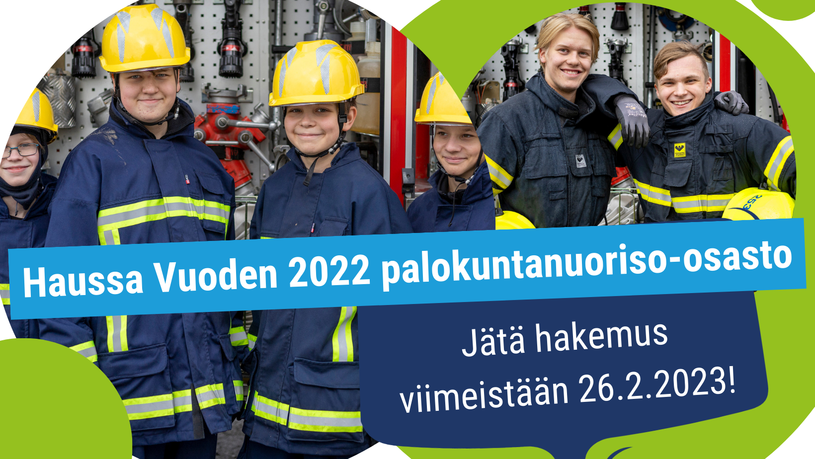 Haussa Vuoden 2022 palokuntanuoriso-osasto - Palokuntaan